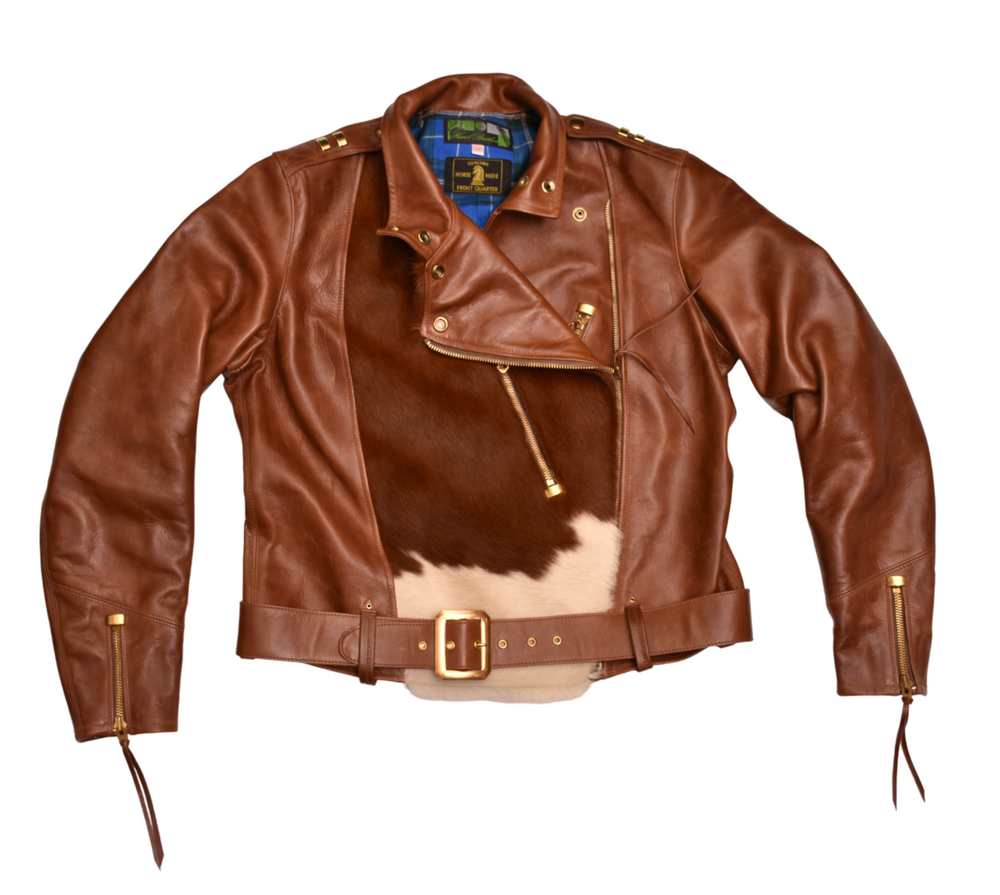 The Chevalier, a Bespoke Horsehide Leather Jacket from Himel Bros ...