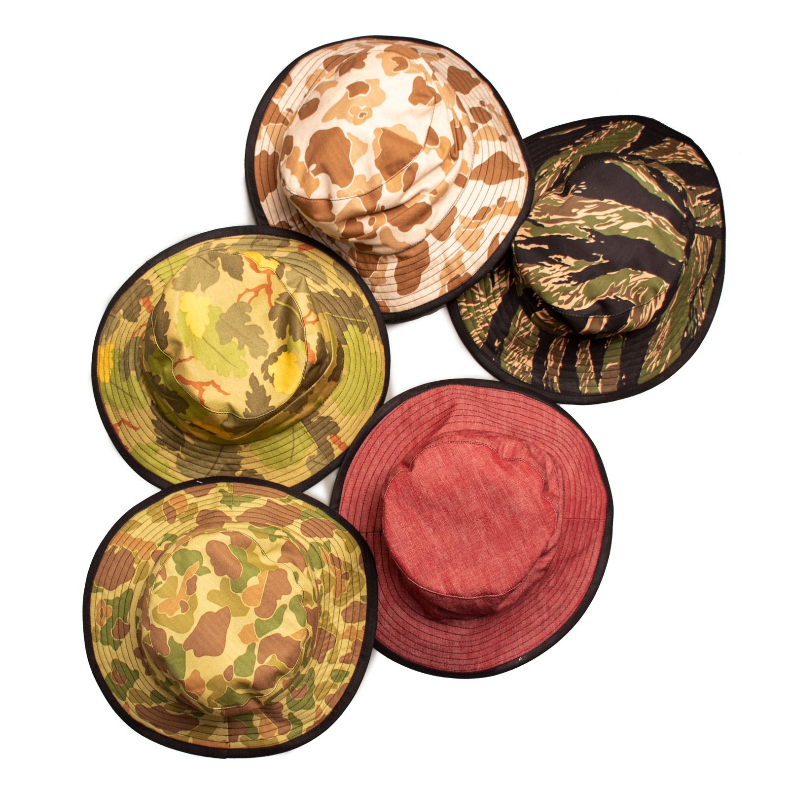 Himel Bros. Bespoke Reversible Chindit Bush Hat - Himel Bros. Leather