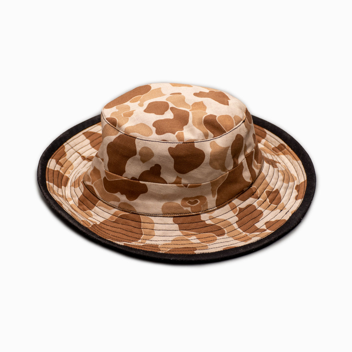 Himel Bros. Bespoke Reversible Chindit Bush Hat - Himel Bros. Leather